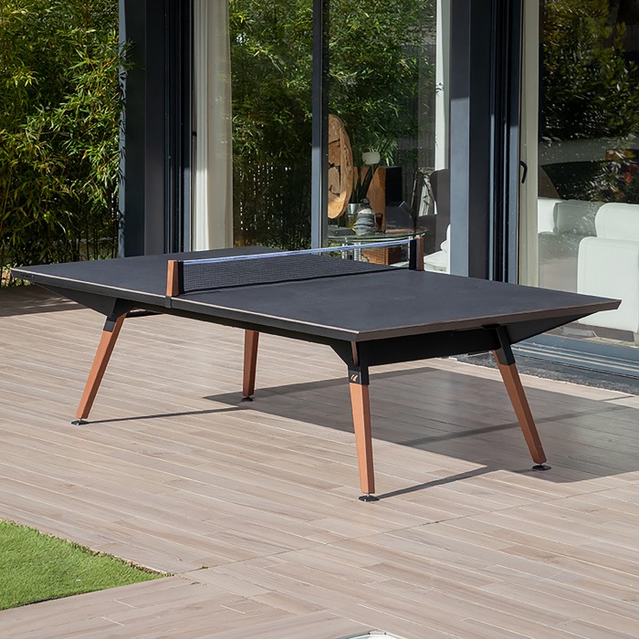 La table de ping pong pour votre terrasse | La Sélection d'André Couleur de la structure Noir ...